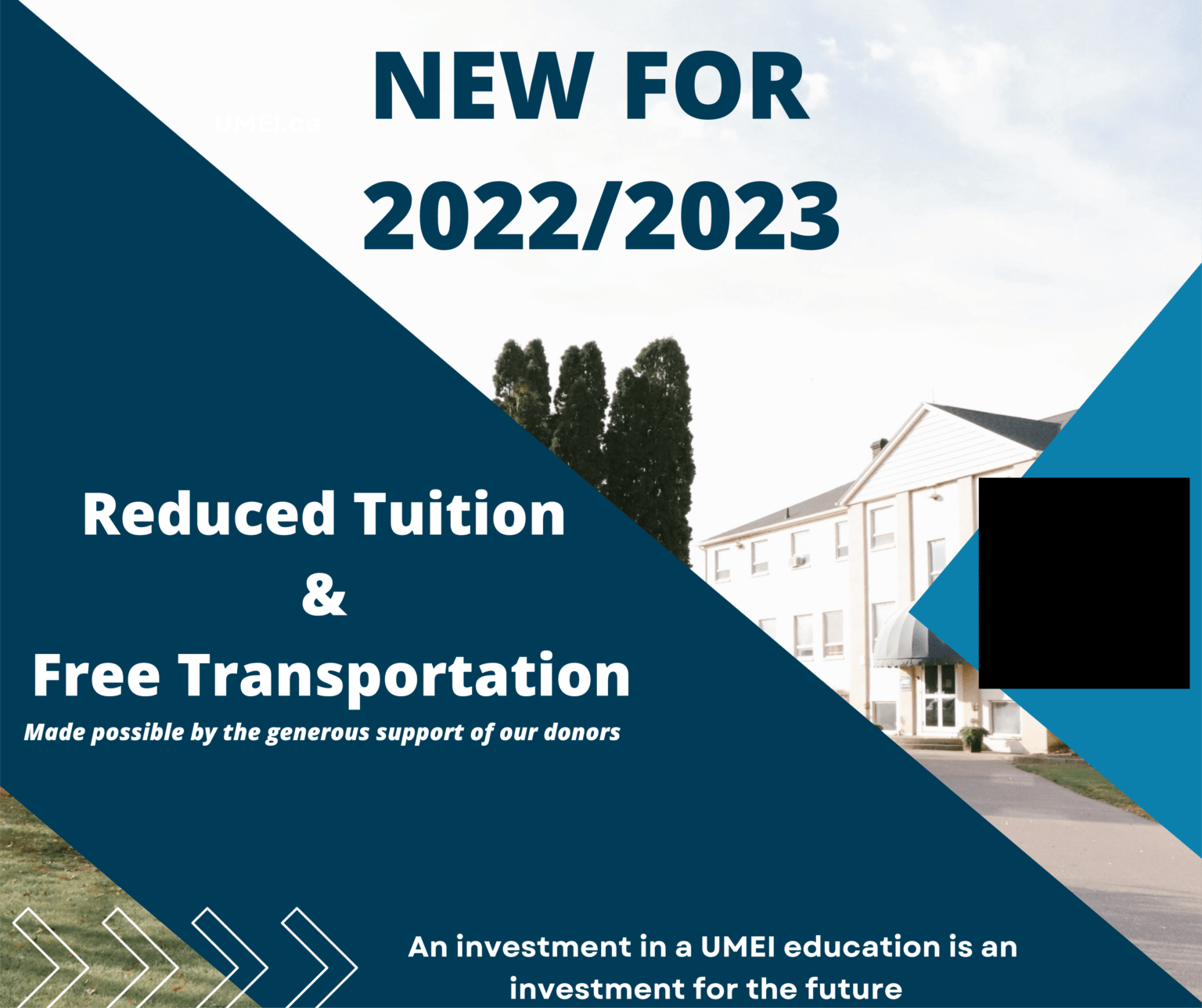 New for 2022-2023 - UMEI Christian High School