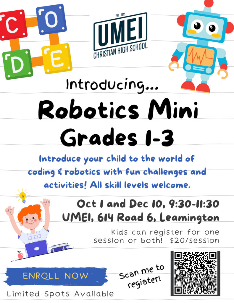 Robotics Mini - UMEI Christian High School