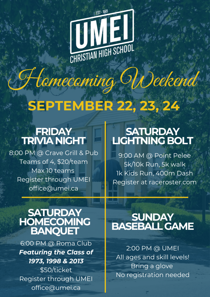 Homecoming Weekend - UMEI Christian High School